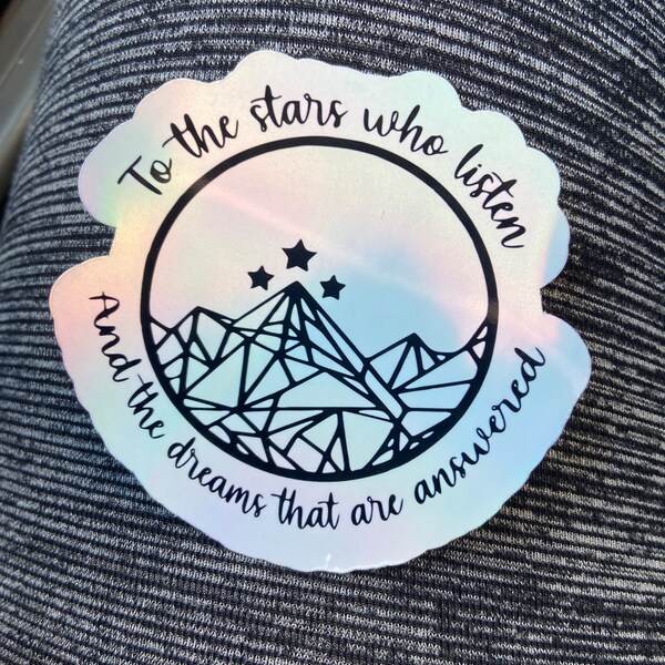 Acotar Decal/ a Court of Thorns and Roses/ Acotar Sticker/ the Night ...