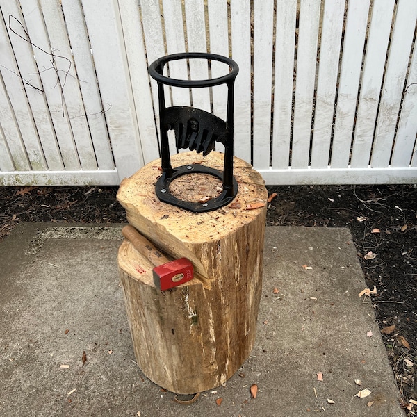 MCC Log Splitter With Hammer |cast Iron Wood Splitter |kindling ...