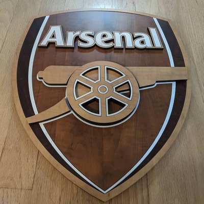 Arsenal Wooden 3D and Inlay Logo - Etsy