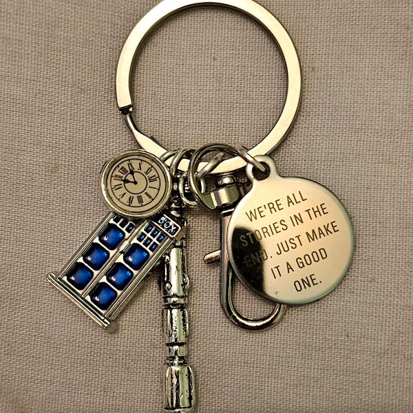 Doctor Who Keyring Gift Dr Who Quality Keychain. Tardis Sonic ...