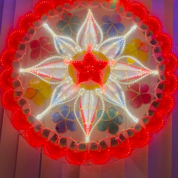 100% LED Tala 8 Capiz Parol (20",25",30") ON SALE - Etsy