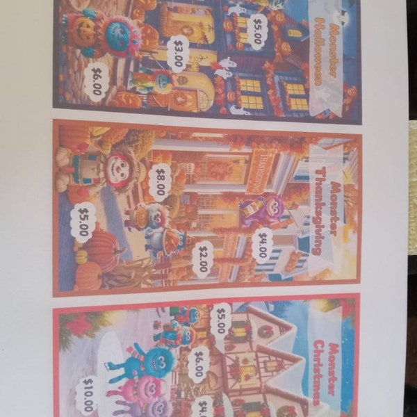 Savings Dice Board Game | Falling Leaves | Digital | Cash Envelope ...