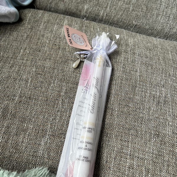 First Holy Communion Taper Candles Personalized Ceremony Candle, First ...