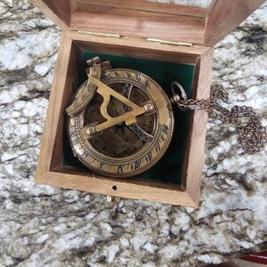 Personalized Working Compass, Custom Engraved Compass, Silver Handmade ...