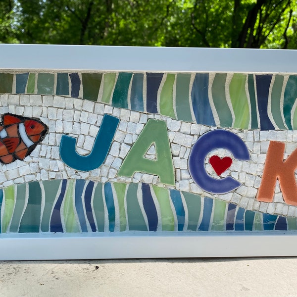 Bright Colorful Glazed Ceramic Letter Tiles 2 1/4" for Mosaics - Etsy