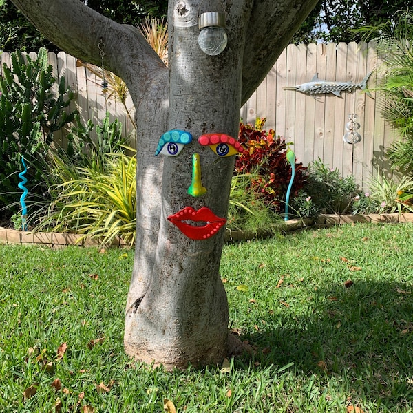 Tree Face,tree Decor, Gift Ideas,garden Art Tree Art Outdoor Decor Yard ...