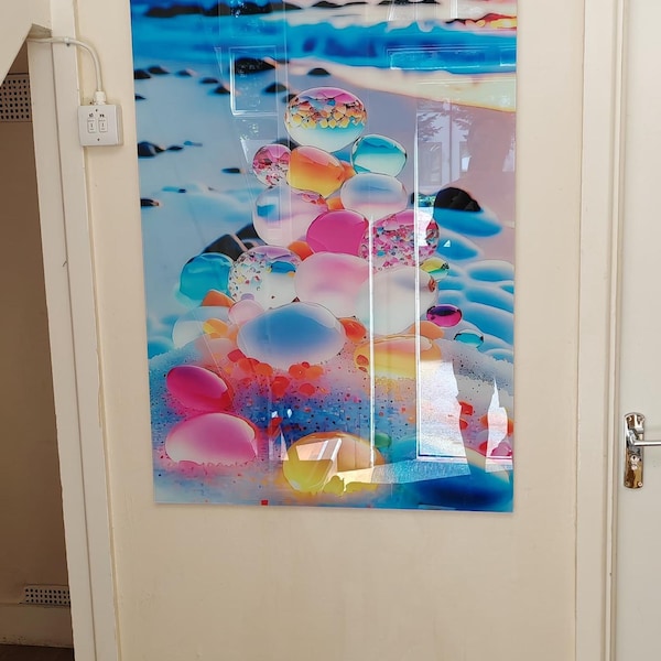 Tempered Glass Art Glass Printing Art Tempered Glass Wall Art Glass Wall Decor Stained Window