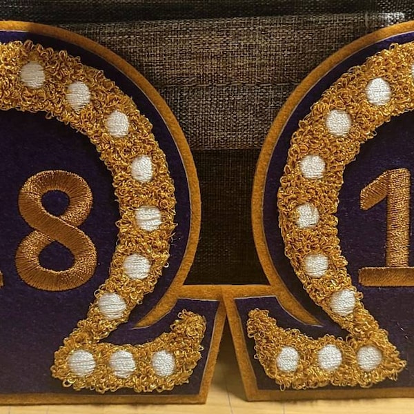 Omega Psi Phi Numbered Patches - 3.75 W X 3.25 H - Etsy