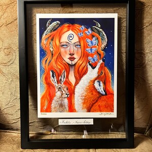 Sky Woman Iroquois Native American Mythology Pagan Turtle 8x10 Fine Art ...