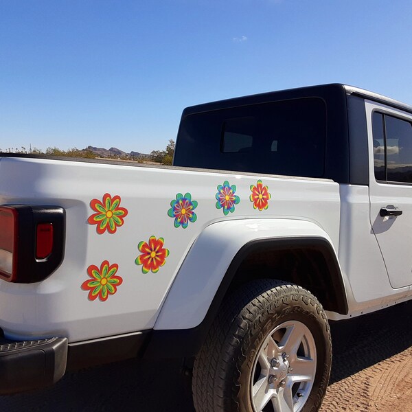 Flower Power Car Magnets - Etsy