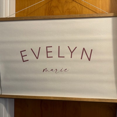 Personalized Canvas Sign With Family Name - Etsy