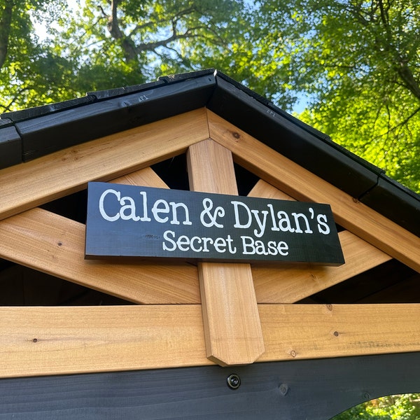Custom Playhouse Sign for Kids | Clubhouse, Fort, Playroom, Bedroom ...