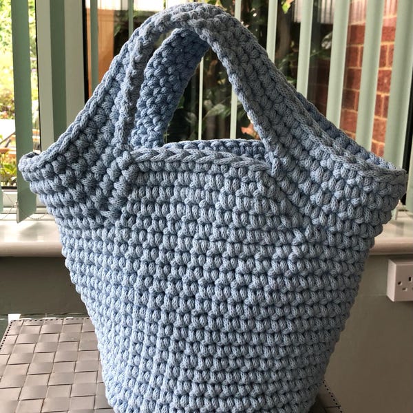 Crochet Bag PATTERN, Bilibag, Pyramid Bag, Pattern & Tutorial, Crochet ...