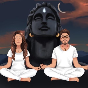 Custom Cartoon Portrait / Custom Disney Portrait in My Disney - Etsy