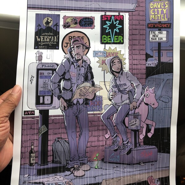 José Y Maria Modern- Day Nativity Poster - Etsy