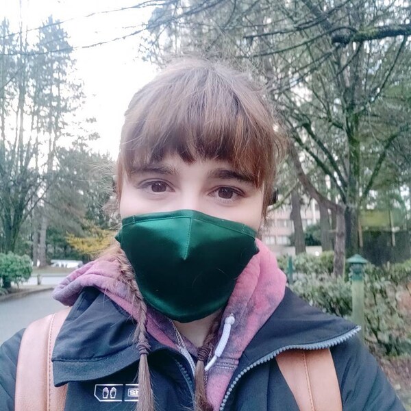 Triple Layer Silk Face Mask With Insert Pocket - Jewel Collection, With ...