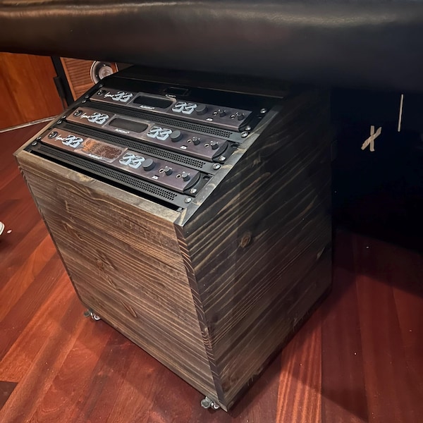 Nice-racks 4-space Studio Rack, Choose Your Depth, Choose Your Stain ...