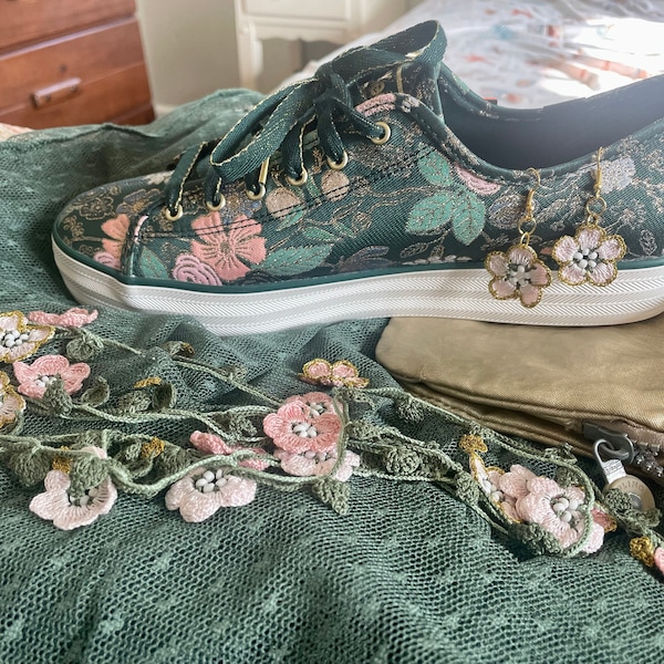 Celestial Blue Star Crochet Lariat, Boho Beaded Necklace, Crochet ...