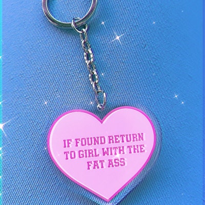 Return to Fat Ass Keychain, Acrylic Keychain, Baddie Keychain, Car ...