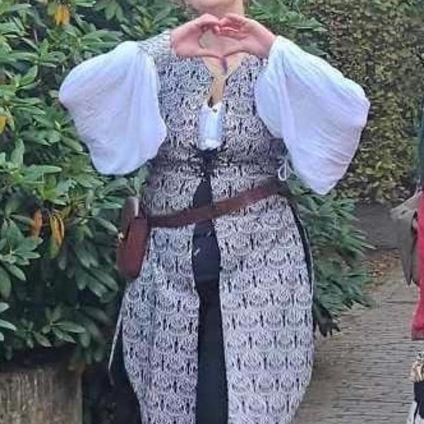 Tabard Sewing Pattern, Female Medieval Surcoat, XXS - XXL, Sideless ...