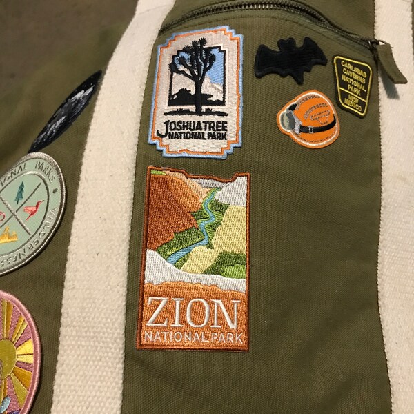 Official Zion National Park Souvenir Patch Utah FREE SHIPPING - Etsy
