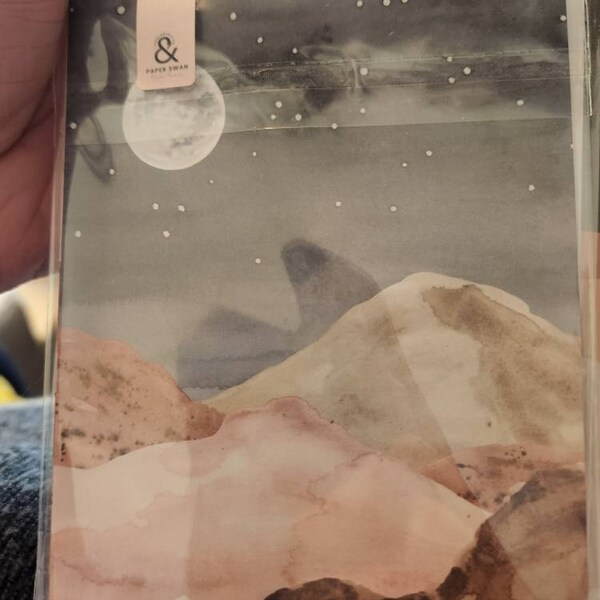 Desert Landscape Postcard Set of 4 or 8 | Watercolor Nature Art | Boho ...