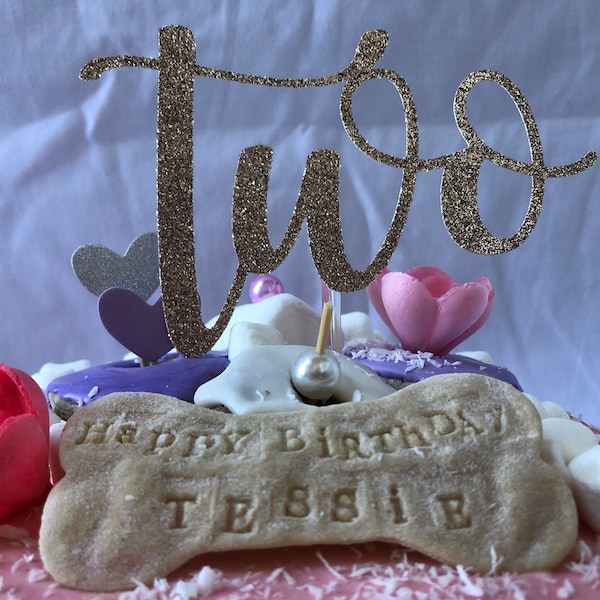 Two Cake Topper | Second Birthday | 2nd Birthday | Birthday Cake Topper ...