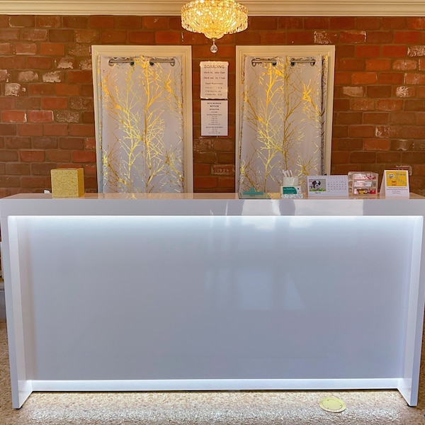 Aquamarine Reception Desk - Etsy