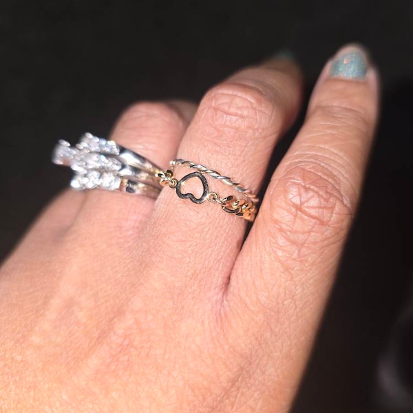 Permanent Cutting Gold Ring 16K Gold Plated Permanent Rings Gift for ...