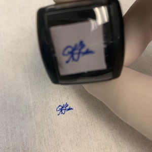 Custom Signature Stamp // Self Inking Signature Stamps, Handwriting ...