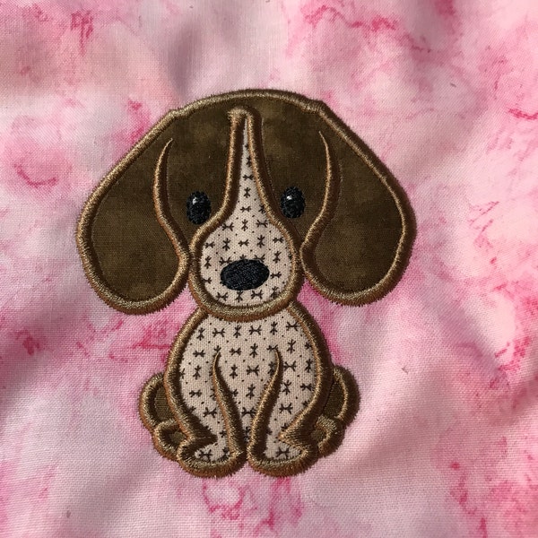 Beagle Puppy Appliqué Embroidery Design Download for Embroidery Machine ...