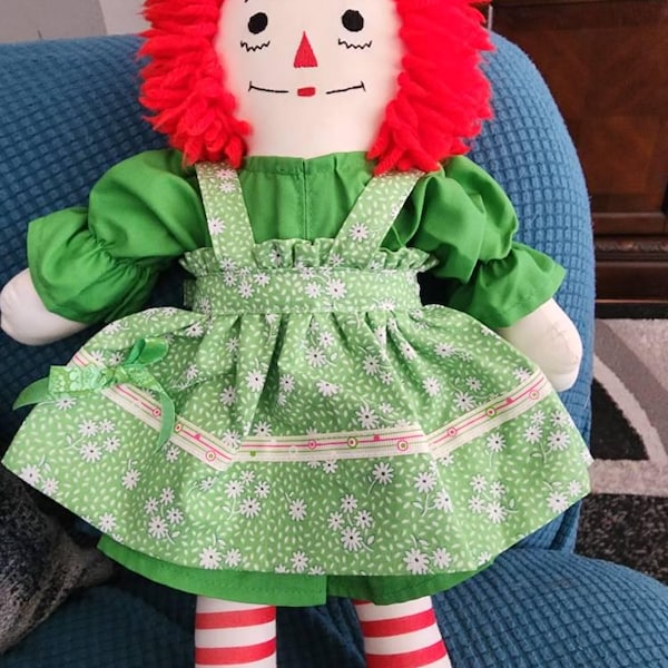 Raggedy Ann Doll Clothes for Rag Doll Outfit for 10 To12 Inch Rag Dolls ...