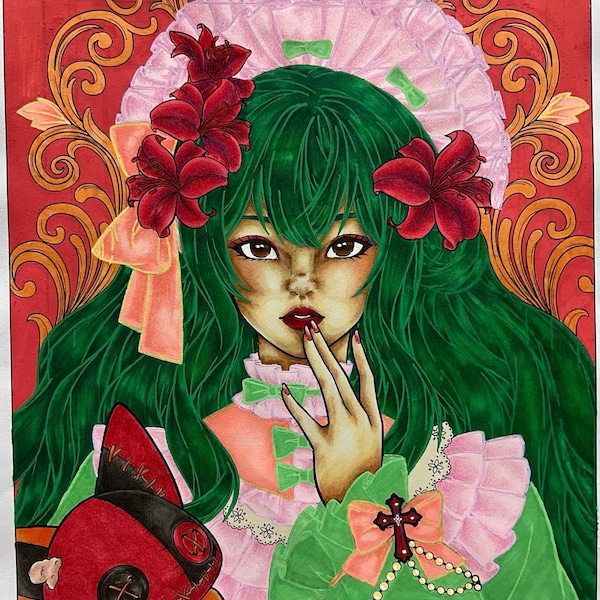 Gothic Lolita Princesses: Fashion Coloring Book for Relaxing by Coco ...