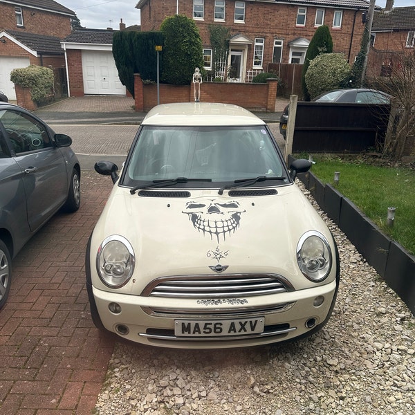 Taz Monster Car Bonnet Side Sticker Decal Wall Art Decal Vinyl Graphic ...