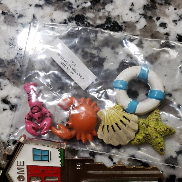 Beach Miniatures, Set of 5, Fairy Garden Accessories, Beach Diorama ...