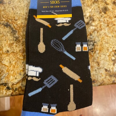 Men's Bicycle Novelty Socks Fun Crew Sock Gift for - Etsy