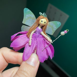 Fairy Doll, Mini Handmade Fairy Doll, Miniature Fairy, Fairy Decoration ...