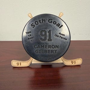 1st Goal Puck - Etsy