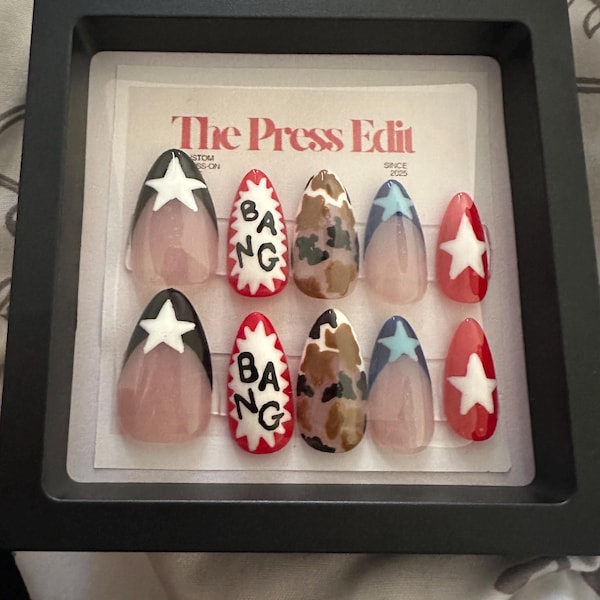 Cowboy Carter Press on Nails: Western Nail Art - Etsy