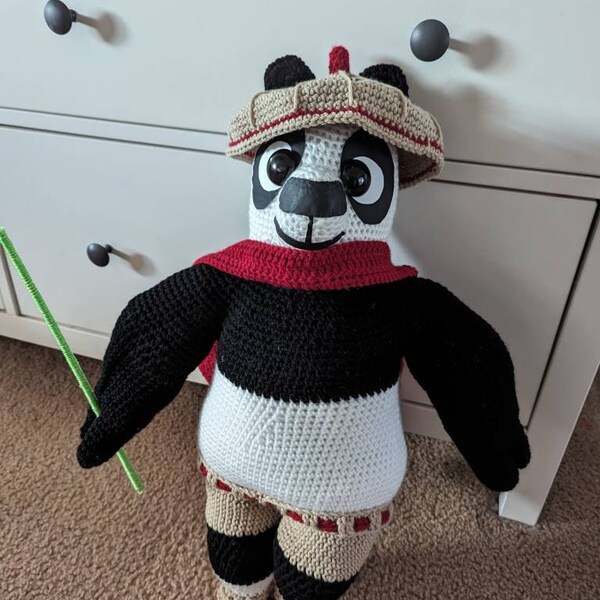 Kung Fu Panda _ Crochet English Pattern - Etsy