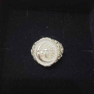 Koi Fish Sterling Silver Mens Ring, Japanese Fish Nature Inspired Ring ...