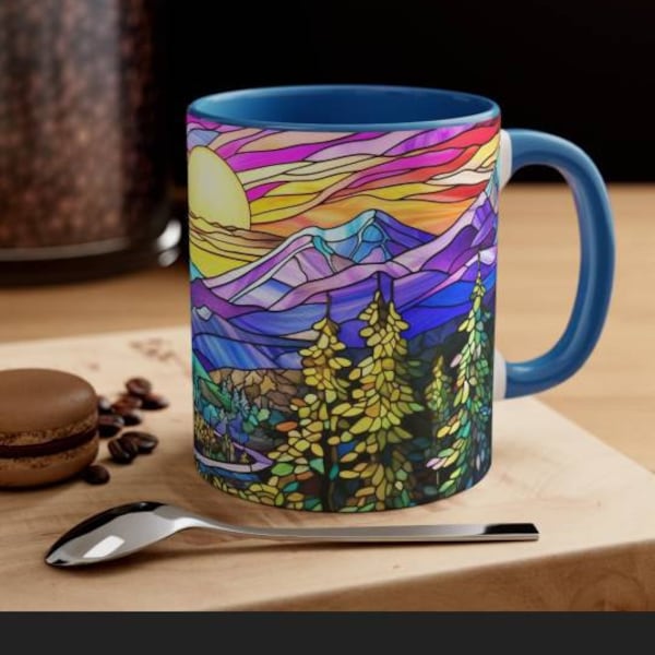 Beautiful Pine Garland Coffee Mug Pine Winter Wreath Tea Cup Winter ...