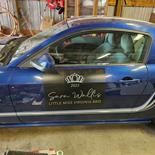 Miss Pageant Car Magnet 24 X 12 and Other Sizes Princess, Queen, Prince ...