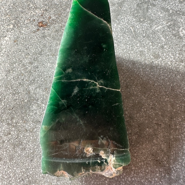 Authentic 195g Guatemalan Mayan Jadeite Jade - Fei Cui / Motagua River ...
