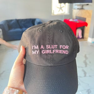Im A Slut for My Girlfriend Hat Valentines Day for Boyfriend Funny ...