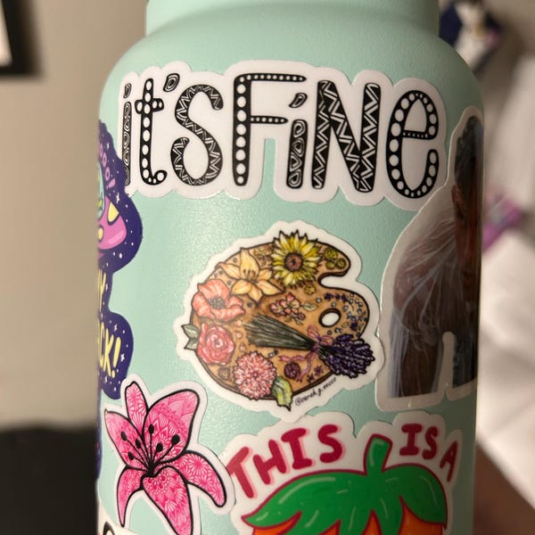 Northwest Landscape Wrap Sticker, 2x8 Clear Vinyl Die Cut Sticker ...