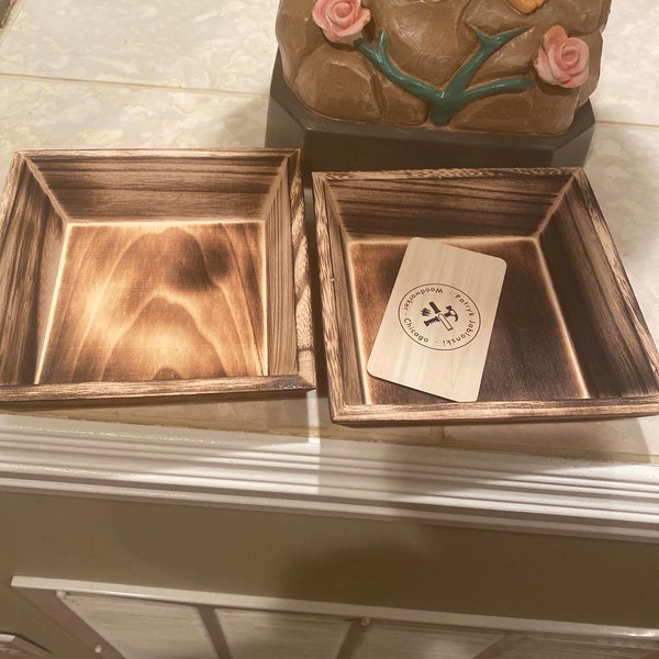 Small Wood Crates, Wooden Storage, Small Crate, Rustic Wood Crate, Mini ...