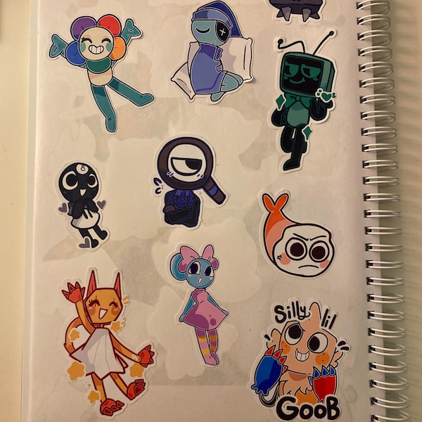 Dandy World Sticker Set - Etsy