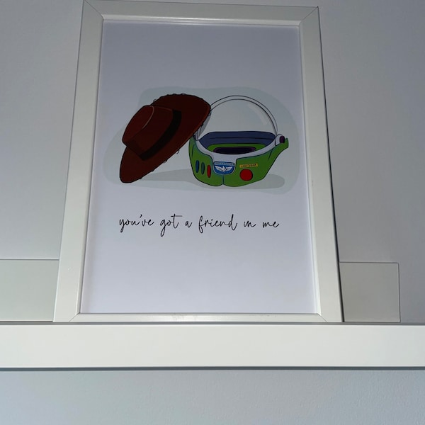 Toy Story Wall Art, Minimal Nursery Decor, Movie Quote Print, Printable ...