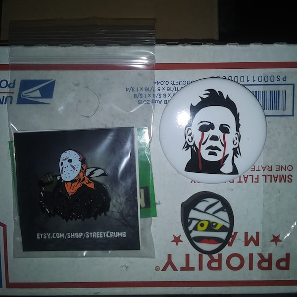 Jason Friday the 13th Inspired GLOW in the Dark Soft Enamel Pin - Etsy